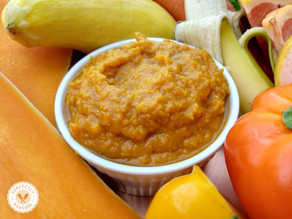 Yellow-Orange Vegetable Mash - Perfectly Rawsome