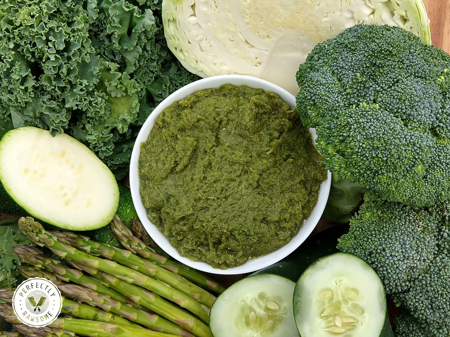 Low Glycemic & Low Oxalate Green Vegetable Mash, Perfectly Rawsome